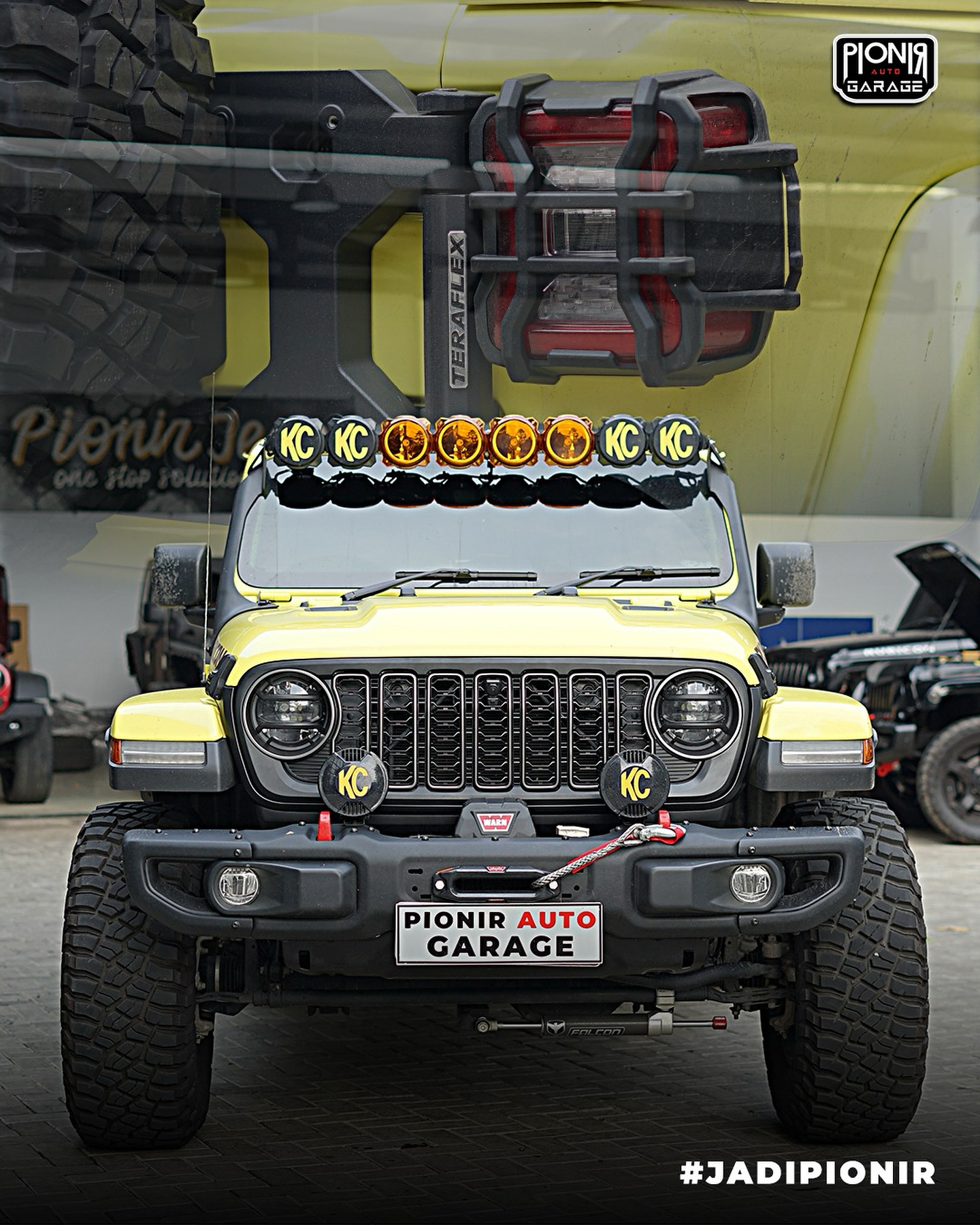 Modifikasi Jeep Rubicon JL Full Kuning, Full Gagah, Full Premium!